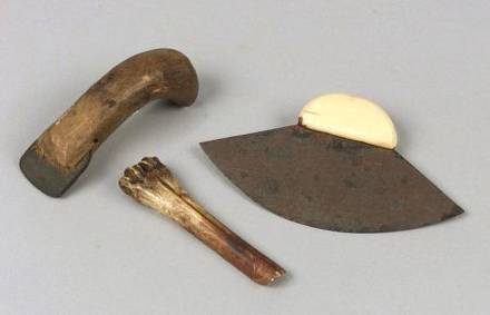 Realized price for Three Inuit Stone Sculptures