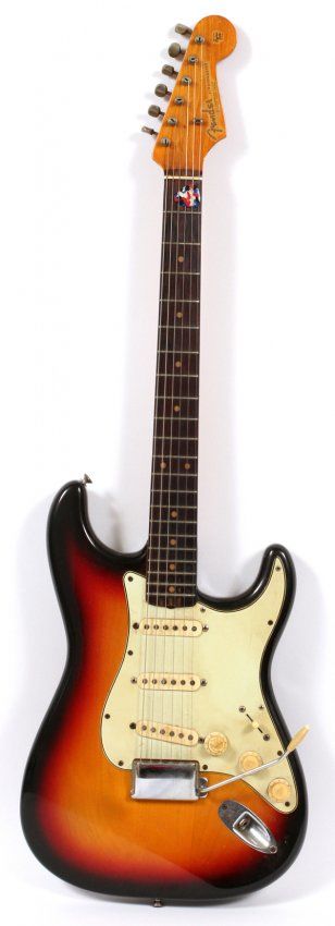Realized price for 1961 FENDER STRATOCASTER 'CONTOUR BODY'