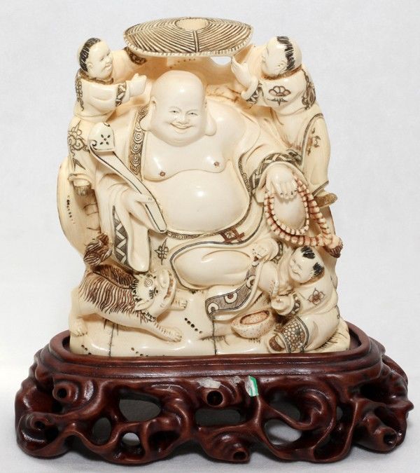 Realized price for 071084: CHINESE CARVED IVORY FIGURE