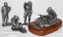 Realized price for 101503: MICHAEL RICKER PEWTER SCULPTURES