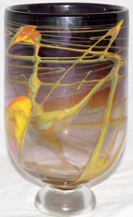 Realized price for ADAM JABLONSKI STUDIO GLASS VASE