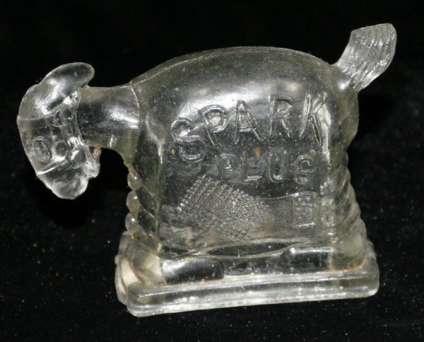 Realized price for 101323: AMERICAN GLASS 'SPARK PLUG'