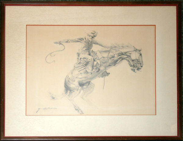Realized price for 112383: WILLIAM OBERHARDT, A.N.A., DRAWING,