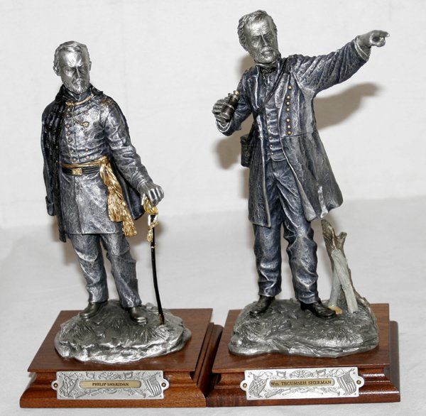 Realized price for 041414: CHILMARK PEWTER, LEADERS GETTYSBURG