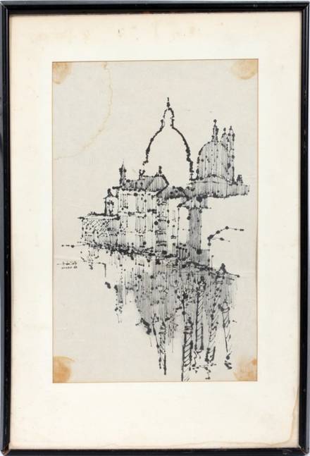 Realized price for HUGO DE SOTO INK DRAWING