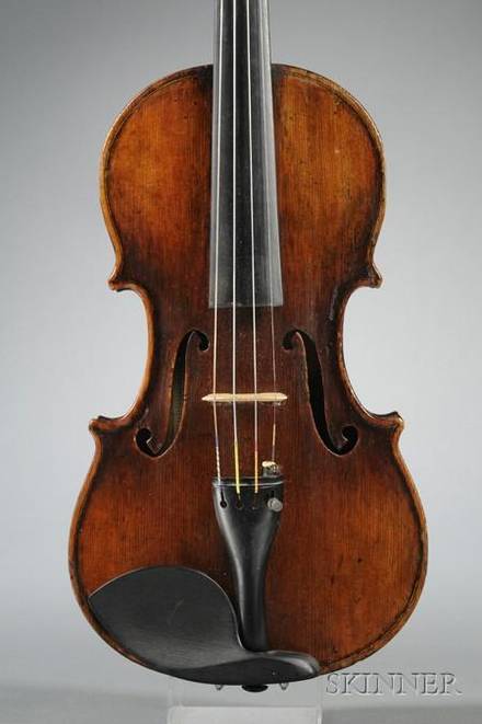 Realized price for English Violin Georges A. Chanot