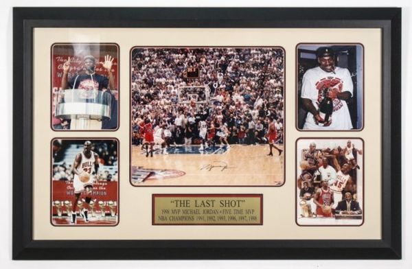 Realized price for MICHAEL JORDAN SIGNED "LAST SHOT"
