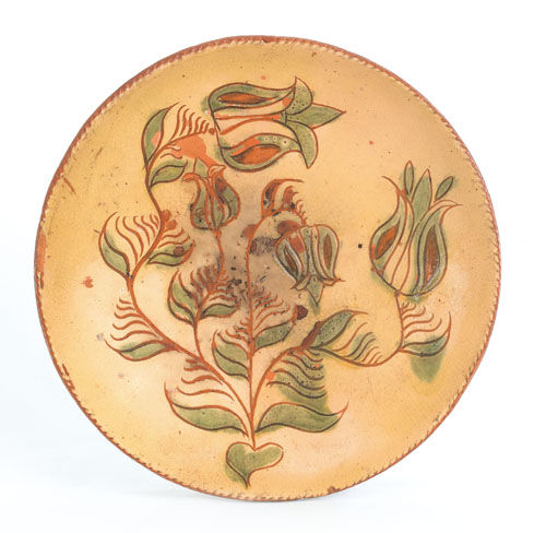 Realized price for Montgomery County, Pennsylvania sgraffito redware