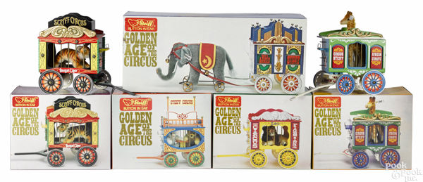 Realized price for 22356: STEIFF CIRCUS TRAIN SET,