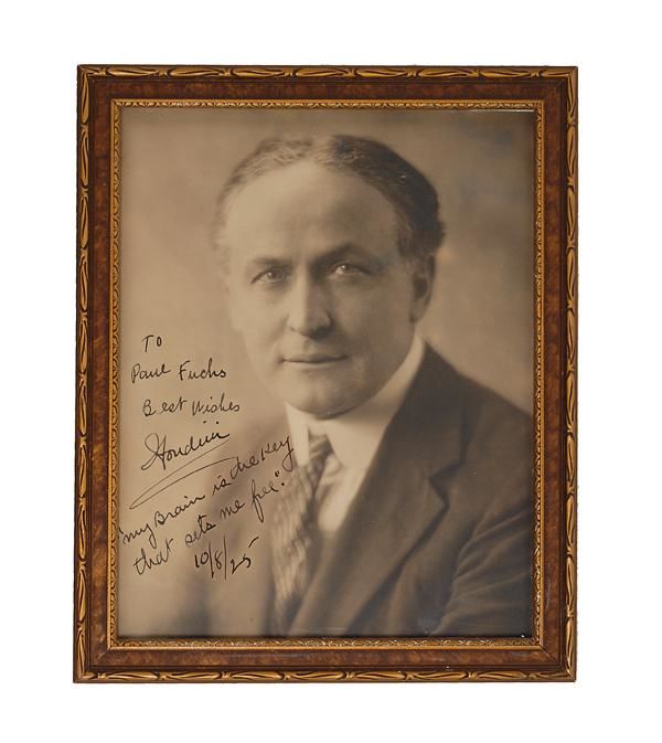 Realized price for Houdini, Harry. Photogravure Portrait of