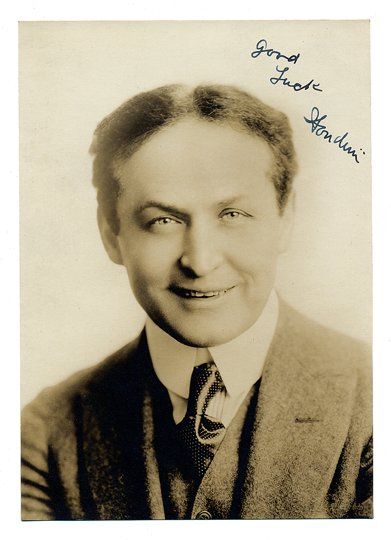 Realized price for Houdini, Harry. Photogravure Portrait of