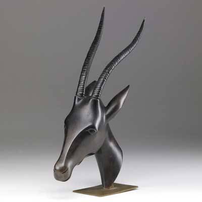 Realized price for Franz hagenauer partially ebonized carved