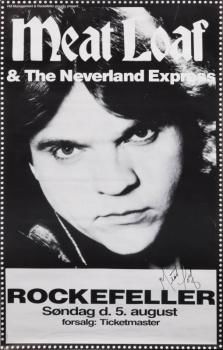 Realized price for MEAT LOAF SIGNED CONCERT POSTER