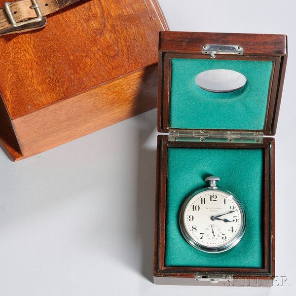 Realized price for Longines Chronometer Deck Watch with