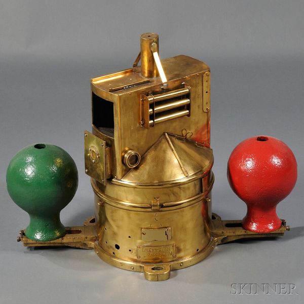 Realized price for Brass Ship's Telltale Binnacle Compass
